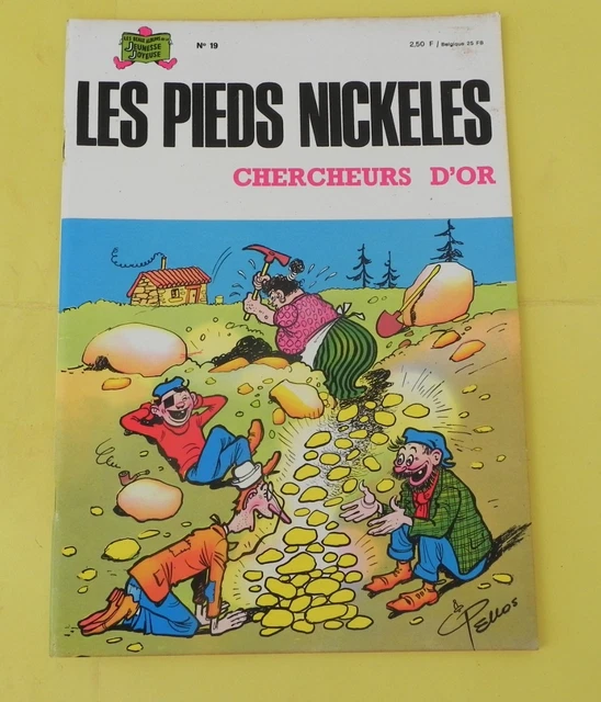 BD LES PIEDS NICKELES CHERCHEURS D'OR N° 19 -SPE Edition 1973 signé PELLOS EUR 3,50 - PicClick FR
