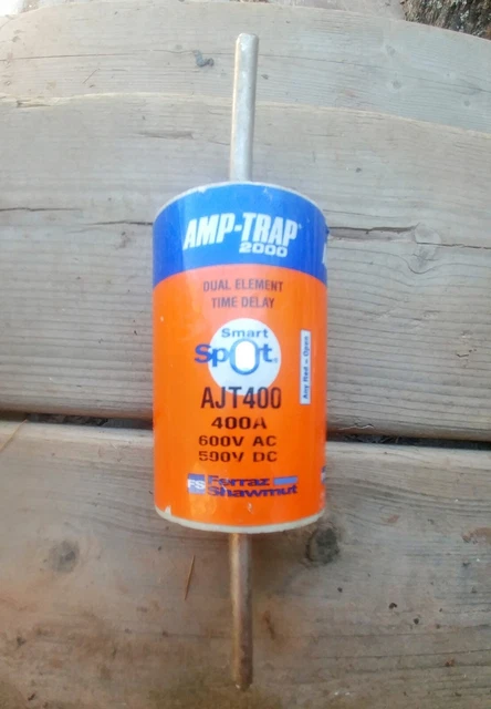 FERRAZ SHAWMUT AJT400 Amp-Trap 2000 Smart Spot Fuse 400A 600Vac 500Vdc ...
