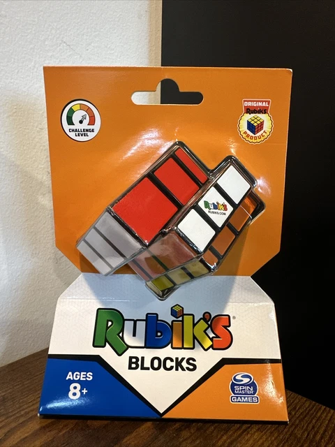 RUBIK'S BLOCKS CUBE Game Puzzle Color Original 3x3 Cube with a Twist ...