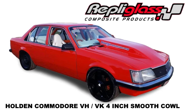 BONNET SCOOP COMPATIBLE for COMMODORE VH VK 4 INCH REVERSE COWL SHAPE ...