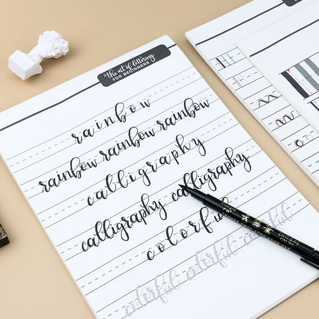 3 PCS CALLIGRAPHY Practice Book Cursive Grooved Handwriting Books £30. ...