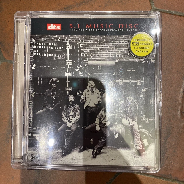 ALLMAN BROTHERS BAND At Fillmore East DTS HIGH DEFINITION SURROUND CD Set 5.1 EUR 25,00 ...