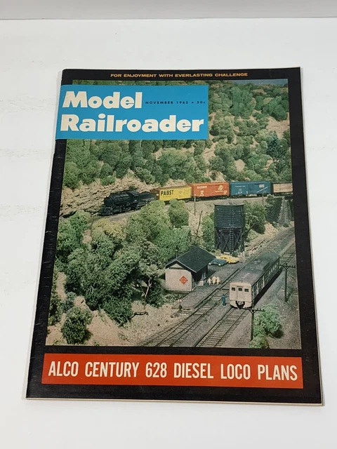 VINTAGE 1965 RAILROAD Model Magazine Model Railroader November 1965 $10 ...