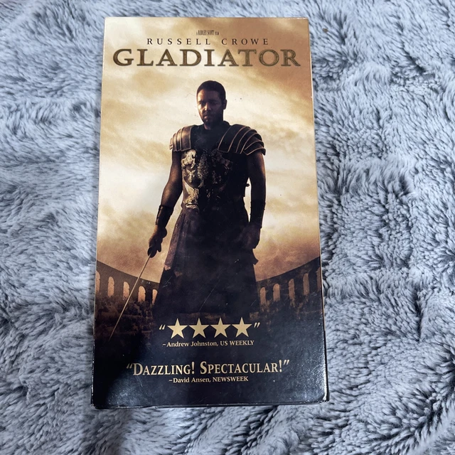 GLADIATOR VHS 2000 Russell Crowe Joaquin Phoenix Movie Film £3.53 ...