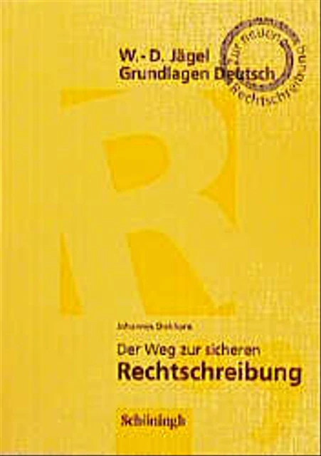 GRUNDLAGEN DEUTSCH / Der Weg zur sicheren Rechtschreibung EUR 7,86 - PicClick DE