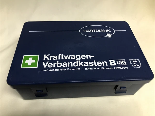 MERCEDES BENZ FIRST Aid Kit Hartmann Kraftwagen-verbandkasten DIN 13 ...