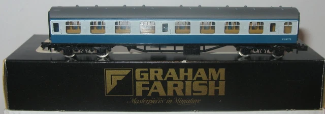GRAHAM FARISH N 0685 BR Blue Mk 1 SK Second Corridor Coach E24772 £24. ...