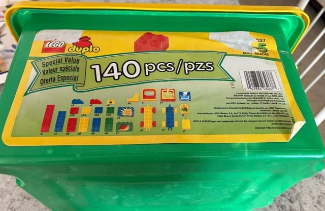 RARE LEGO DUPLO Strata Tub 3037 from 1998 IN TUB! OVER 200 PCS! VARIETY ...