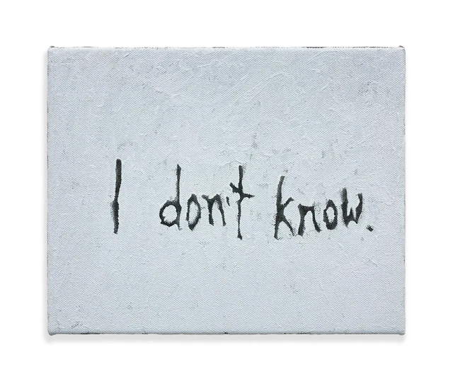 PAINTING PRO BONO: Original painting (insp. Douglas Gordon, Ed Ruscha ...