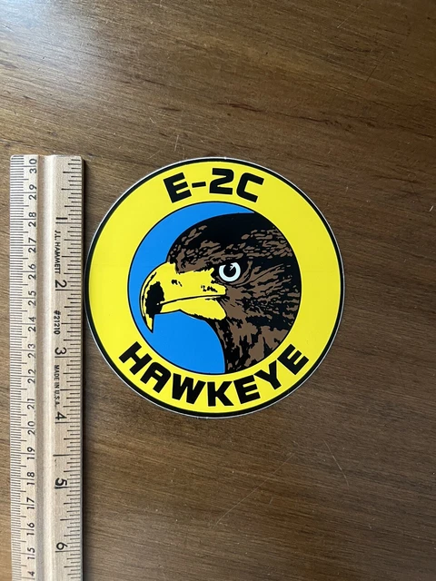 VINTAGE GRUMMAN E-2C Hawkeye Decal Military Air Force War Gun Army Navy ...
