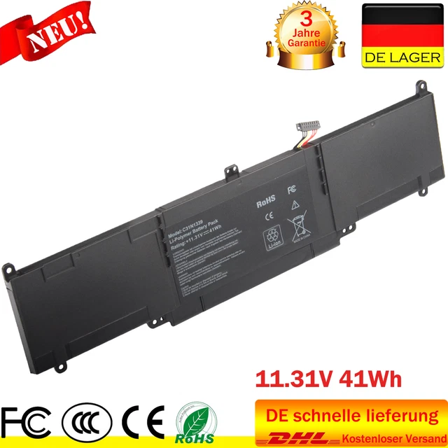 C31N1339 AKKU FÜR Asus ZenBook UX303 UX303L UX303LA BX303L BX303LA Q302 ...