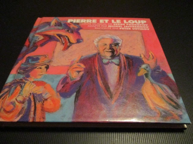 RARE! CD-LIVRE &PIERRE ET LE LOUP - Prokofiev" raconté par Peter ...