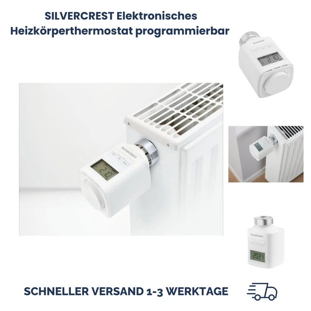 SILVERCREST® ELEKTRONISCHES HEIZKÖRPERTHERMOSTAT EUR 31,98 - PicClick DE