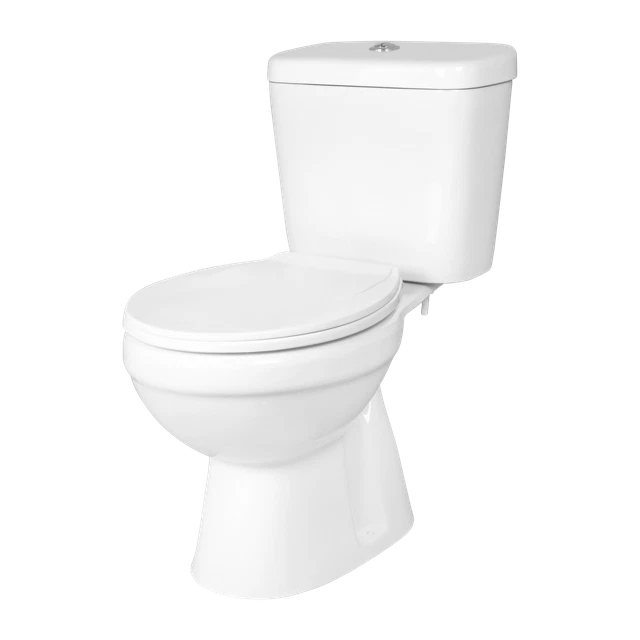 NOSTALGIE RETRO STAND-WC TOILETTE BLANC KIT WC perpendiculaire ...