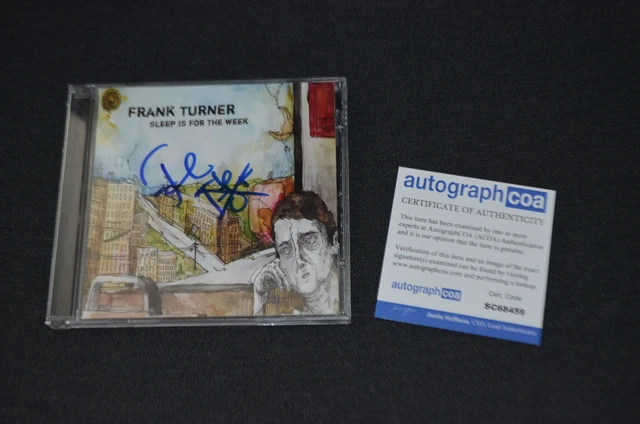 COVER CD INCLUSA FRANK TURNER firmata autografo di persona FRANK TURNER ...