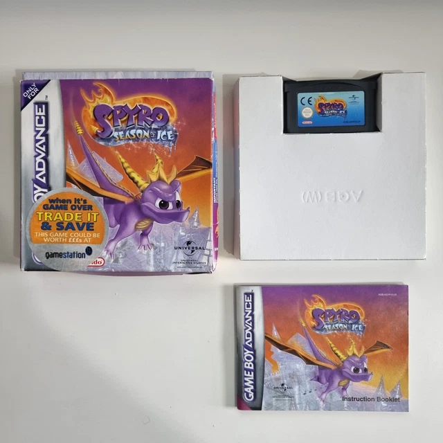 SPYRO SEASON OF Ice - Nintendo Game Boy Advance GBA - Boxed & Complete ...