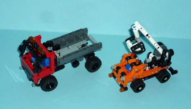 LEGO TECHNIC 42084 Hook Loader & 42088 Cherry Picker Complete With ...