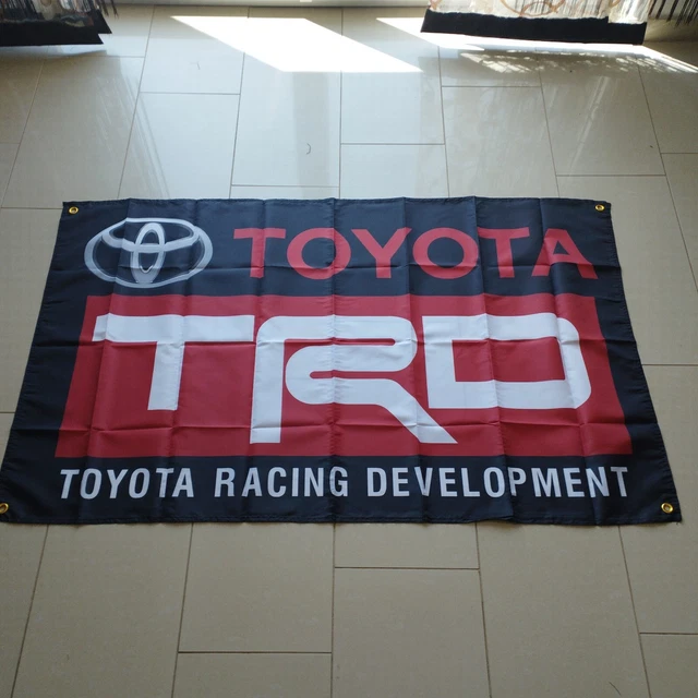 TOYOTA TRD FLAG/BANNER/MERCHANDISE/WERBUNG/WANDBILD/RACING/TUNING/JDM ...
