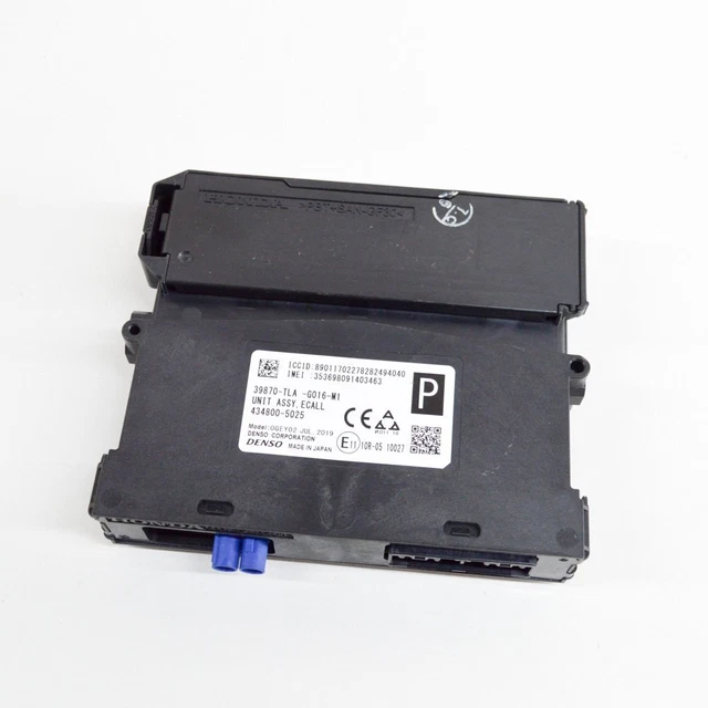 HONDA CR-V MK5 1.5 Vtec Sos Ecall Ecu-Steuergerät 39870-TLA-G016-M1 127 ...