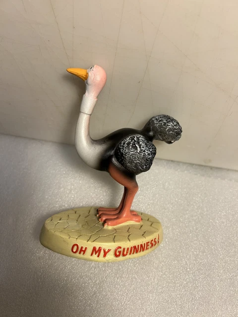 GUINNESS GUILROY OSTRICH And Beer Lovely Day For A Guinness! Statue £40 ...