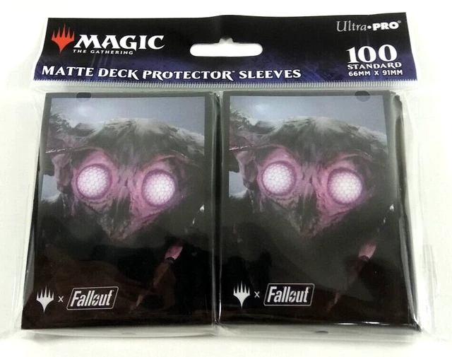 100 ULTRA PRO Fallout Wise Mothman Card Protector Sleeves 66x91mm Magic ...