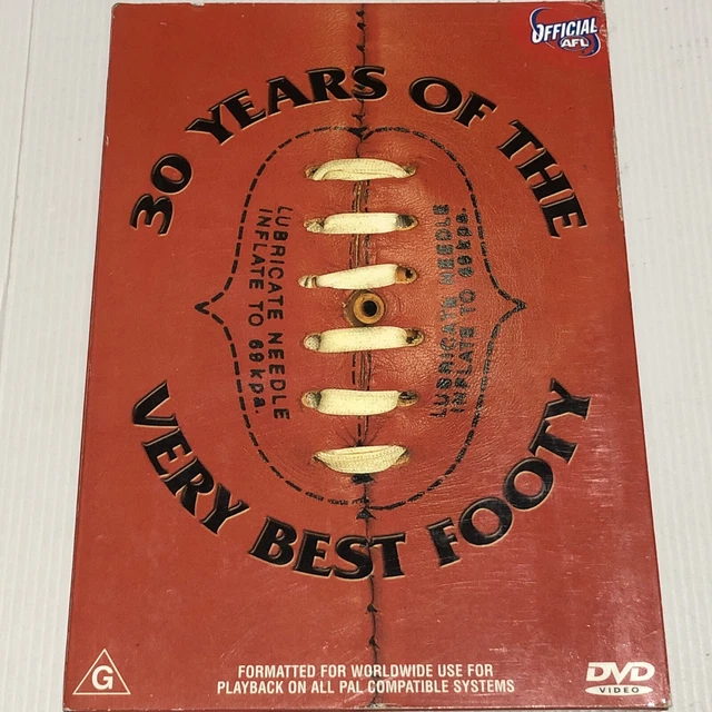 30 YEARS OF the Very Best Footy DVD 70's 80's 90's Region All PAL £5.87 ...