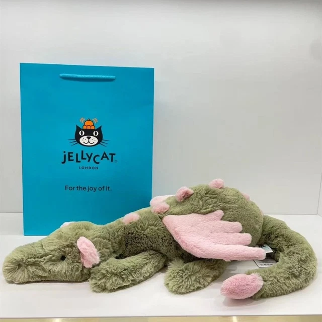 JELLYCAT 50CM MALACHY Dragon Plush - Matcha Green Collectible, New With ...