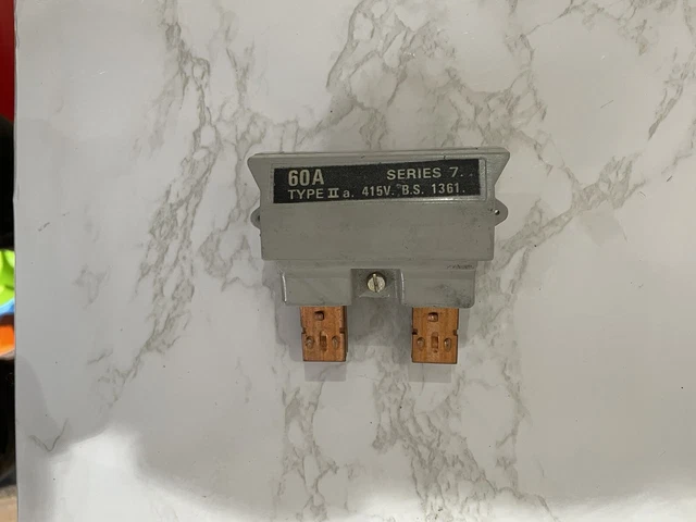 HENLEY FUSE CARRIER Holder For Service Fuse Series 7 Cut Out 60 Amp ...