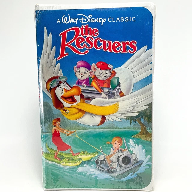 VINTAGE RARE THE Rescuers (VHS, 1992) Black Diamond Edition #1399 ...