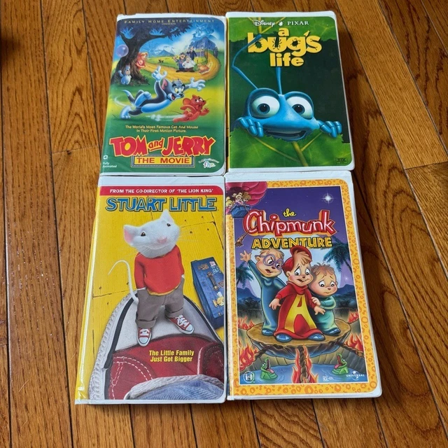 KIDS ANIMATED MOVIE Collection VHS Set of 4 Excellent Pre Owned ...