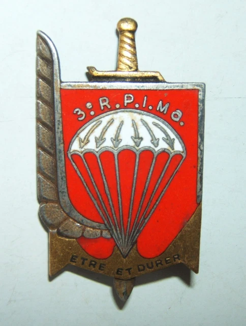 INSIGNE 3° R.P.I.MA - PARACHUTISTES INFANTERIE DE MARINE - Drago EUR 12 ...