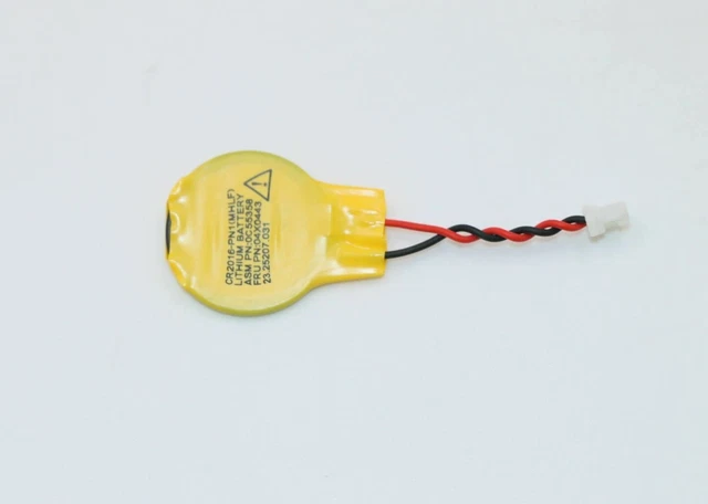 LENOVO THINKPAD X1 Tablet 1st/2nd Gen CMOS Battery Power Supply 04X0443 ...