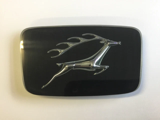 NEW TRIUMPH STAG MK2 Black Front Grille badge Assembly Insert 725764 ...