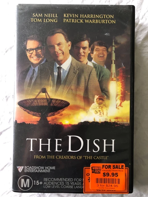 THE DISH 2000 VHS Movie Sam Neill VILLAGE ROADSHOW Classic Aussie Movie ...