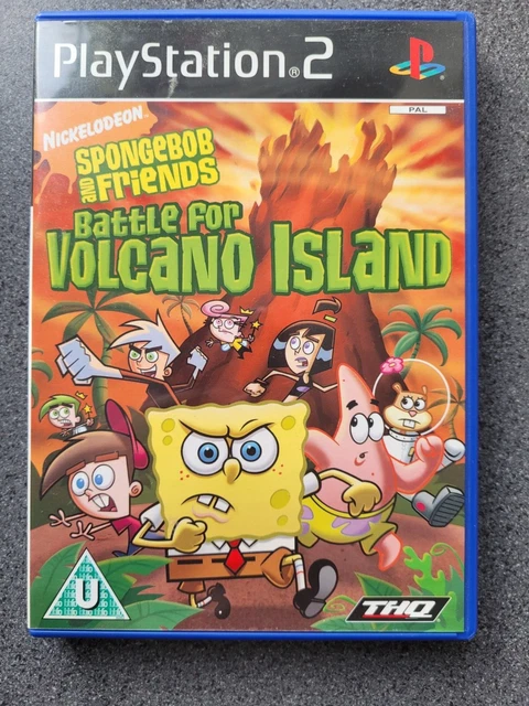 SPONGEBOB AND FRIENDS Battle for Volcano Island Playstation 2 PS2 Video ...