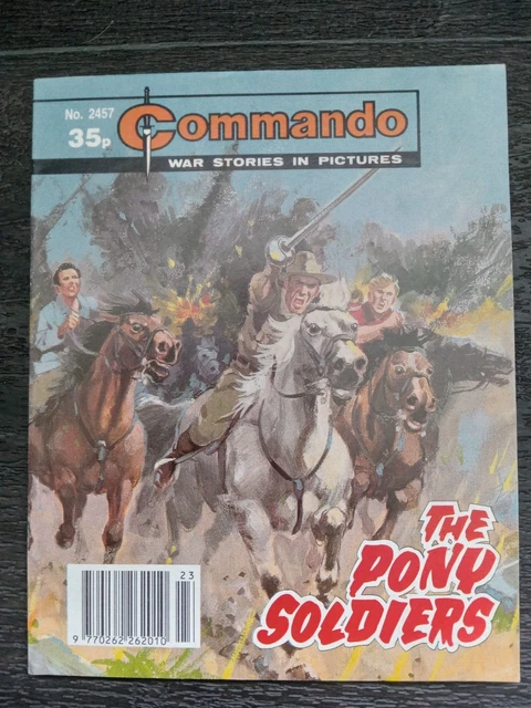 COMMANDO COMIC NUMBER 2457 The Pony Soldiers Military Action Comic. EUR ...