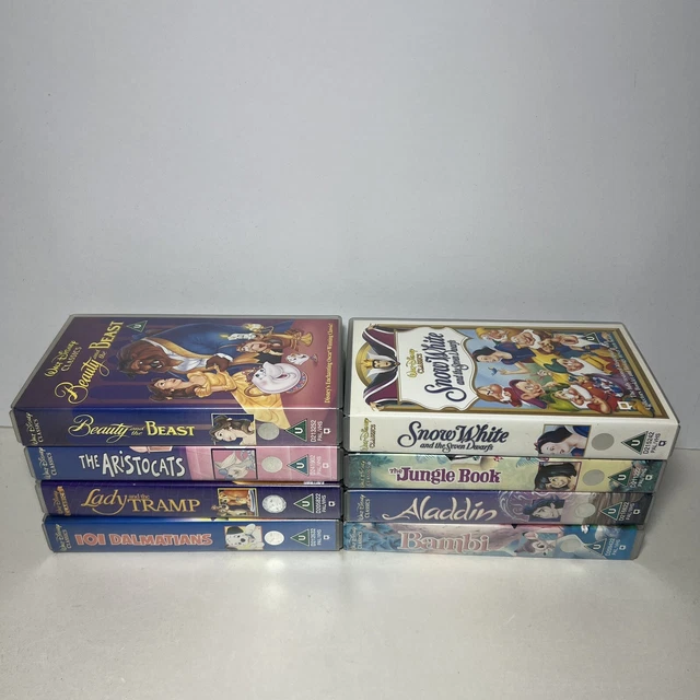WALT DISNEY CLASSICS VHS Tape Bundle - 8 VHS Tapes - Tested & Working £ ...