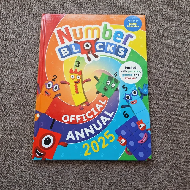 NUMBERBLOCKS ANNUAL 2025 Hardcover Book Activities Maths Educational ...