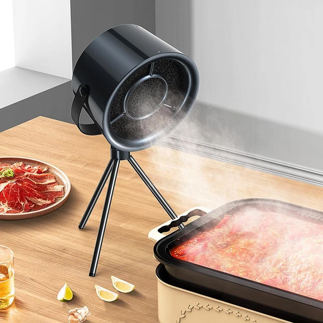 DESKTOP RANGE HOODS Portable Exhaust Fan Small Kitchen Hood Extractor ...