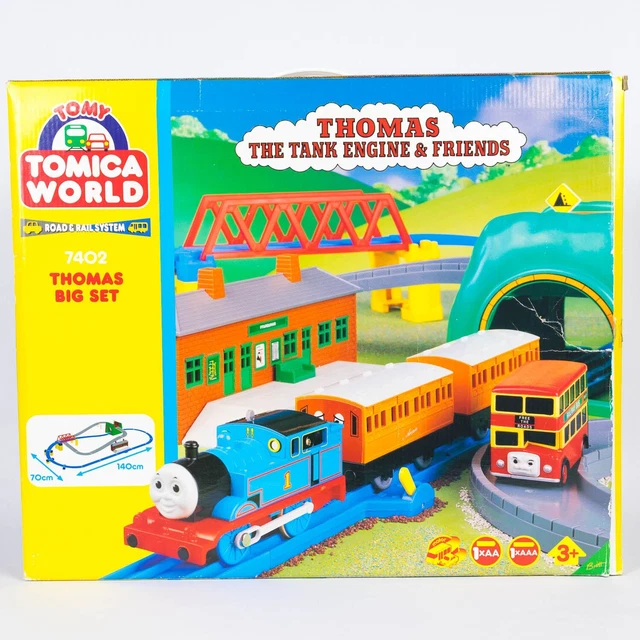 BOXED TOMY TOMICA World Thomas the Tank Engine train - 7402 Thomas Big ...