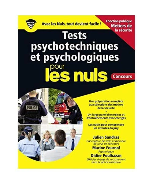 TESTS PSYCHOTECHNIQUES ET psychologiques pour les Nuls Concours Métiers ...