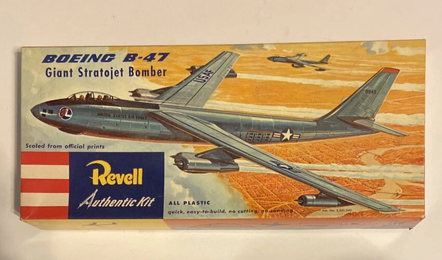 BOMBARDIER STRATOJET GÉANT Revell Boeing B-47, numéro 1954, kit # H206 ...