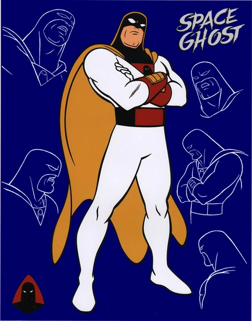 SPACE GHOST - PHANTOM CRUISER MODEL SHEET Pin Up Poster HB TV EUR 16,81 ...