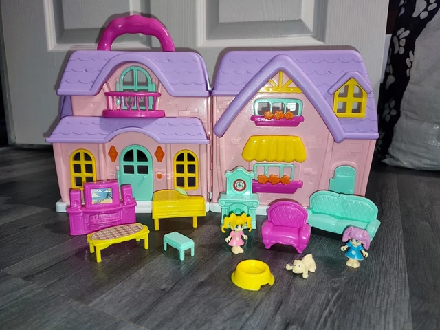 PEPCO MINI DOLLHOUSE with furniture and dolls £16.15 - PicClick UK