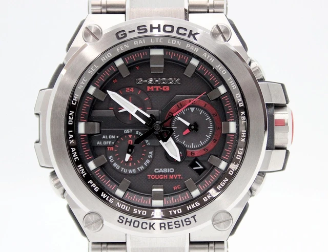 MONTRE RADIO SOLAIRE Casio G SHOCK MTG MTG S1000D 1A4JF 45mm acier noir ...