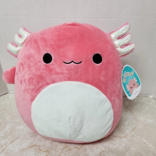 SQUISHMALLOW OFFICIAL KELLYTOY Plush 12" Archie The Axolotl Pink Soft Stuffed EUR 33,73 ...