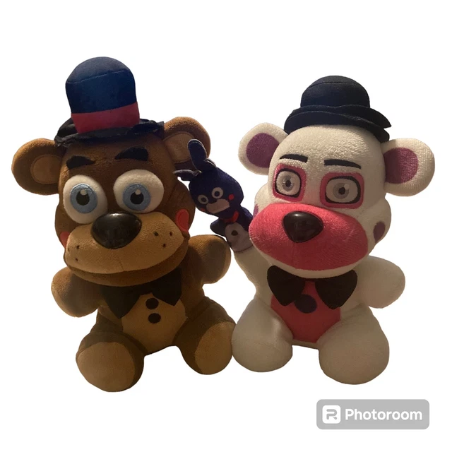 FREDDY FAZBEAR PLUSH Lot Five Nights At Freddy’s FNAF Red Cheeks & Bon ...