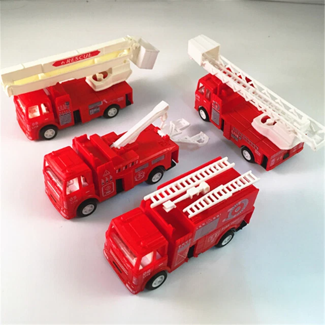 PULL BACK FIRE Truck Pretend Play Water Tanker Model Toys Kids ...