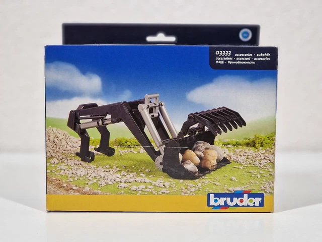 BRUDER 03333 FRONTLADER für Traktoren Anbaugerät Traktor Zubehör ...