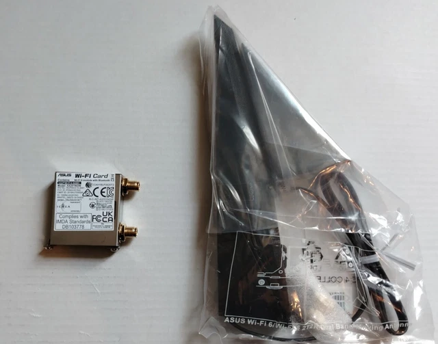 ASUS WIFI KIT For Prime Motherboards Intel AX201 WiFi 6 M.2 Module ...